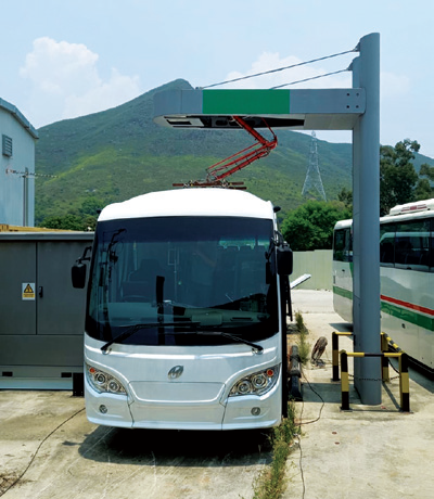 300kW Pantograph High Power Charging Station & Pure Electric Minibus ...